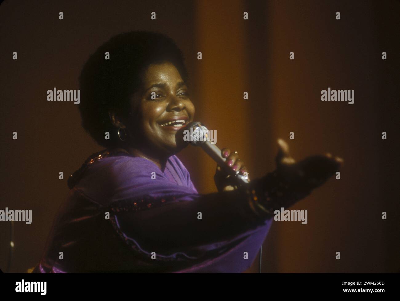 MME4785462 American soul singer Carla Thomas, about 1985/La cantante ...