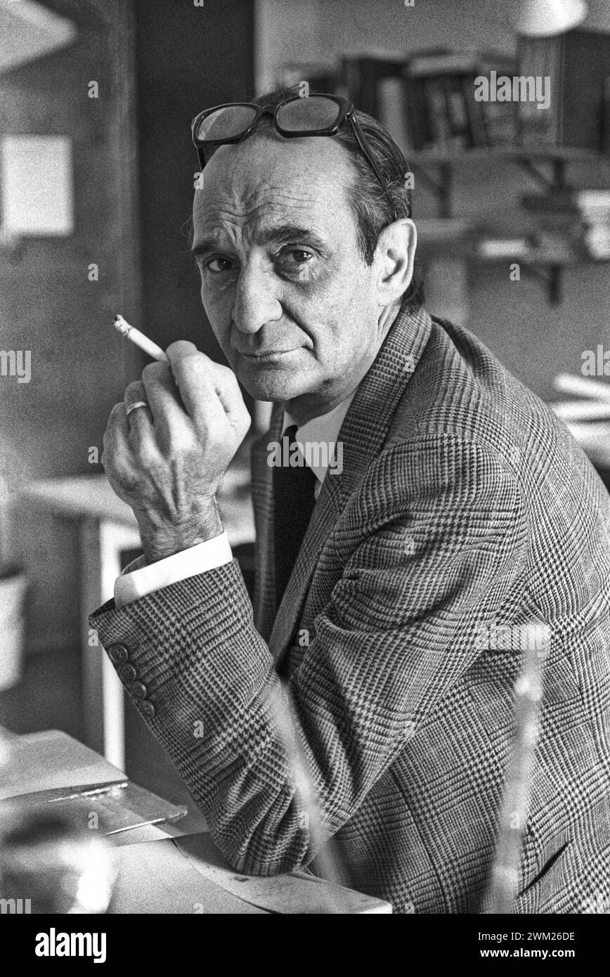 MME4786052 Rome, 1981 Italian biologist Giorgio Tecce/Roma, 1981 Il ...