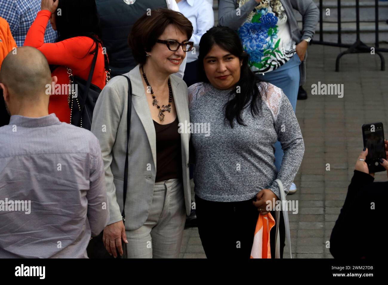 Mexico City, Mexico. 22nd Feb, 2024. Patricia Mercado attends the ...