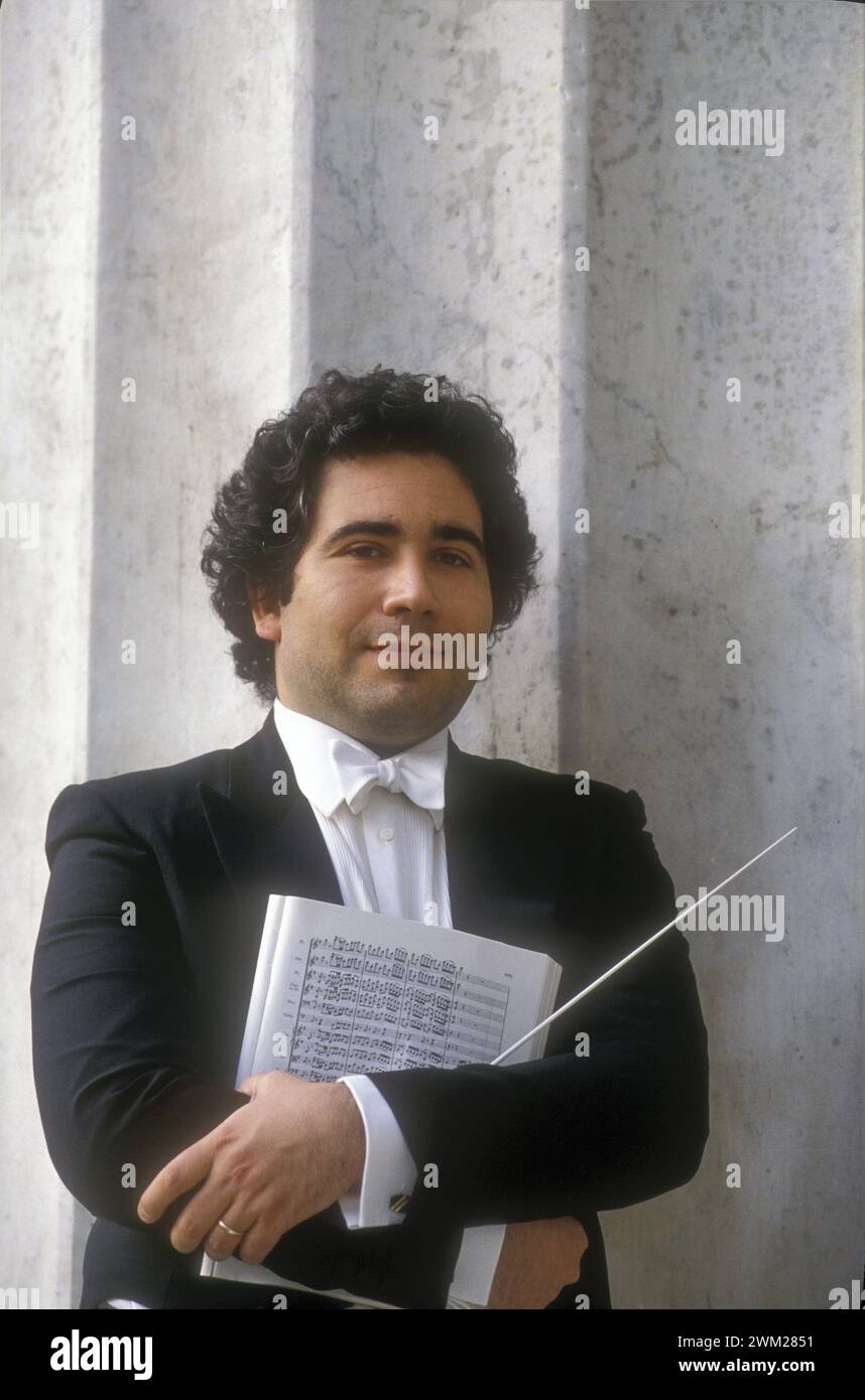 MME4797272 Italian conductor Carlo Rizzi/Genova, 1991.; (add.info ...