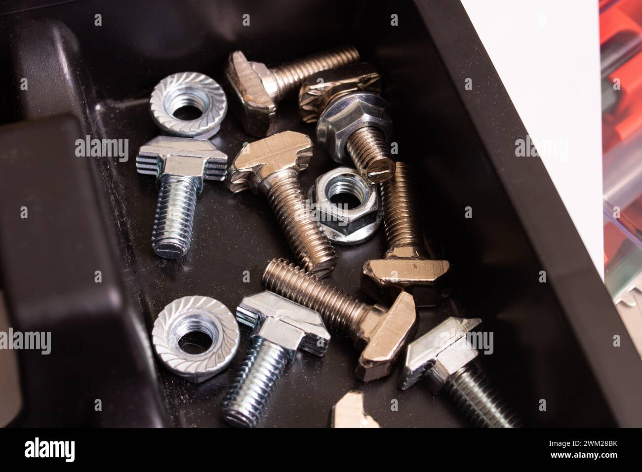 Closeup of container bolts hi-res stock photography and images - Alamy
