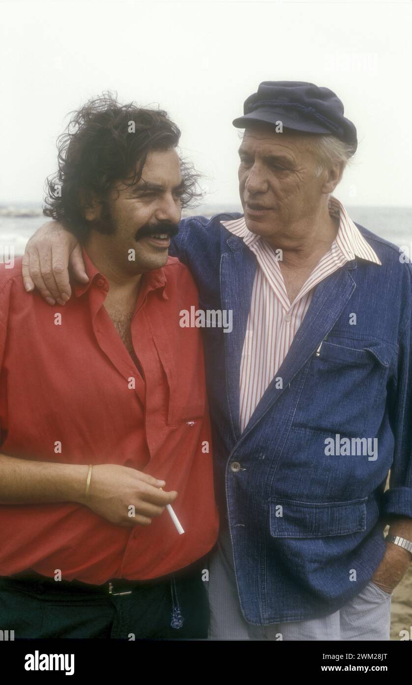 MME4799921 Venice Film Festival 1986. Director Benito Rabal with his ...