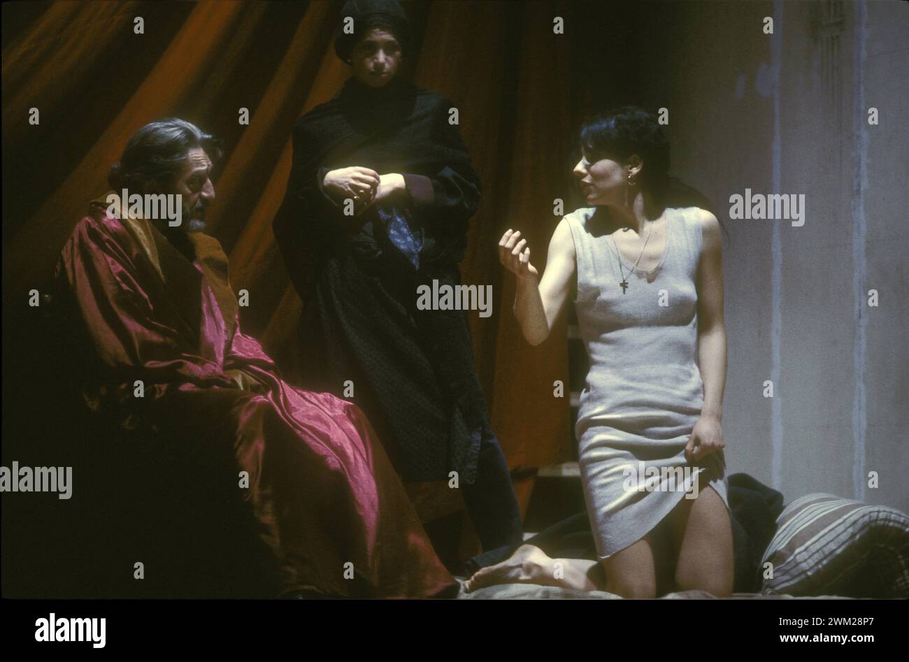 MME4800742 Rome, 1984. Italian actors Franco Parenti and Paola Rinaldi ...