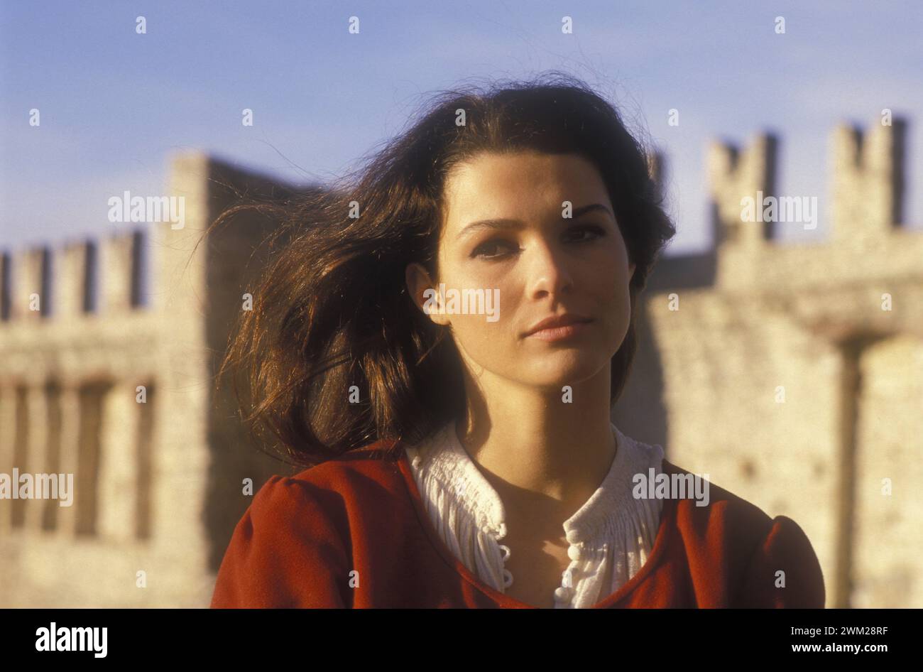 MME4800798 Rocca Borromeo in Angera (Varese), 1988. English actress ...