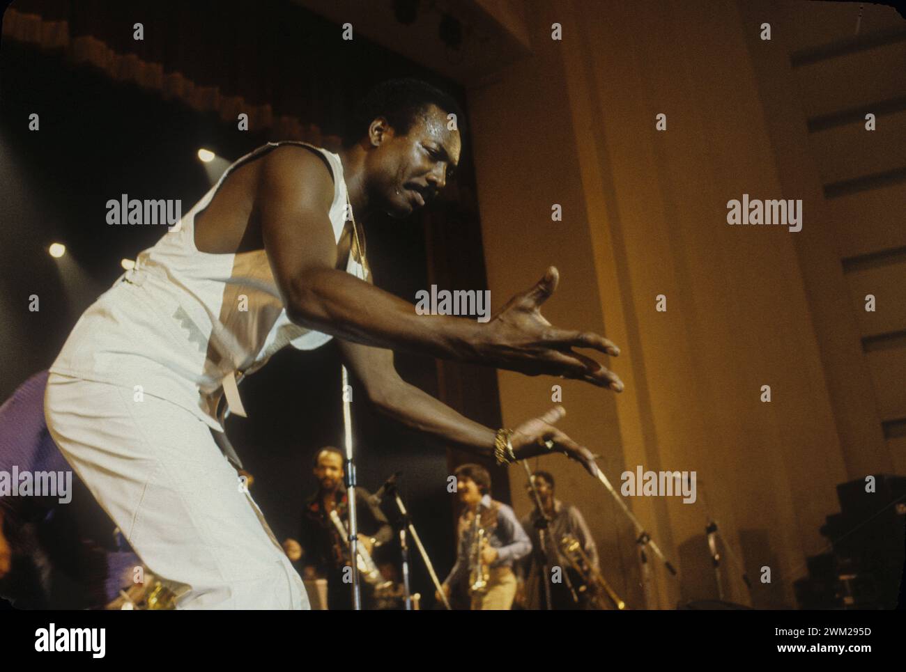 MME4803132 Soul singer Wilson Pickett, about 1980/Il cantante soul ...