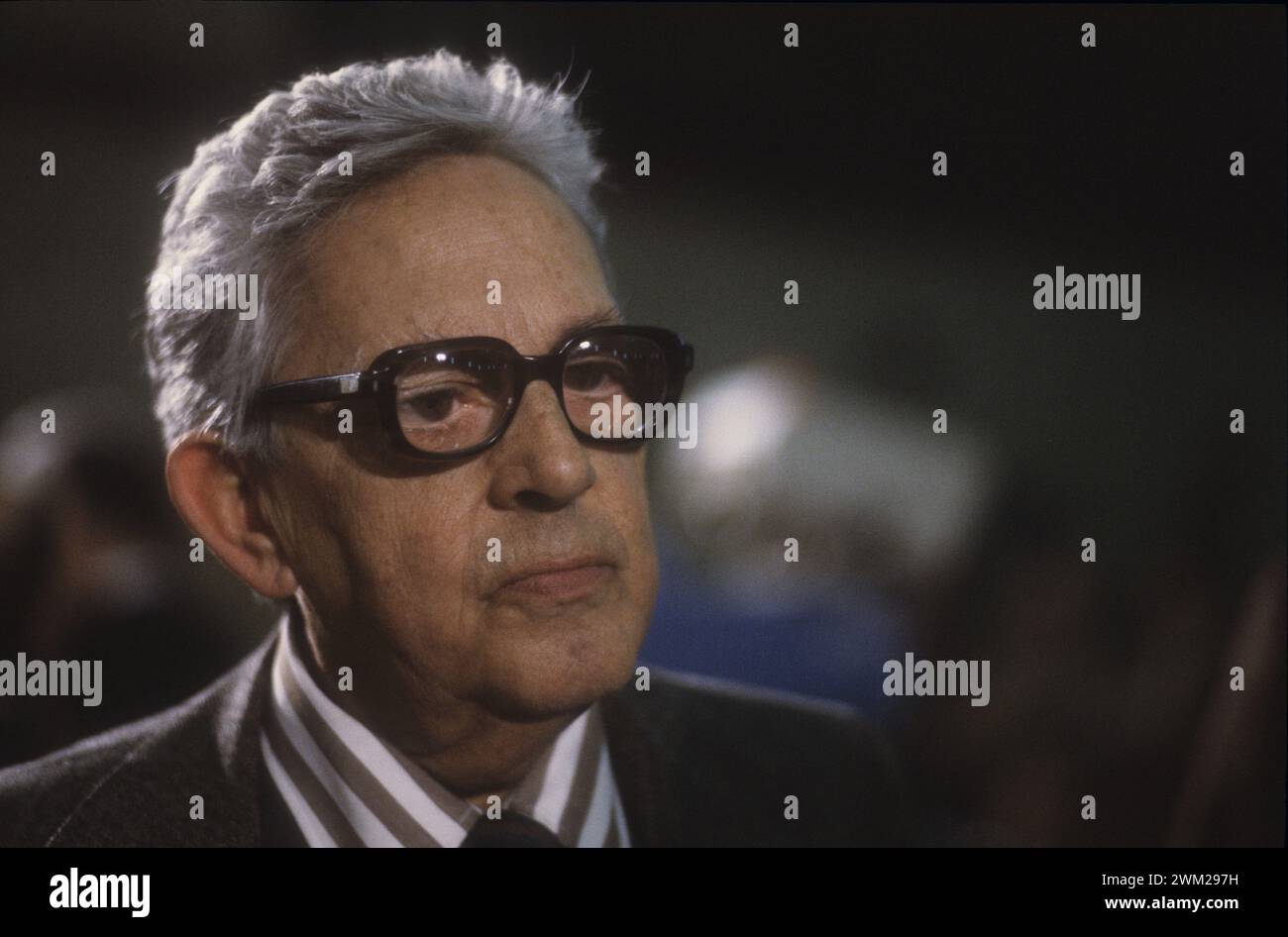 MME4803939 Rome, 1979. Italian composer Goffredo Petrassi among the ...