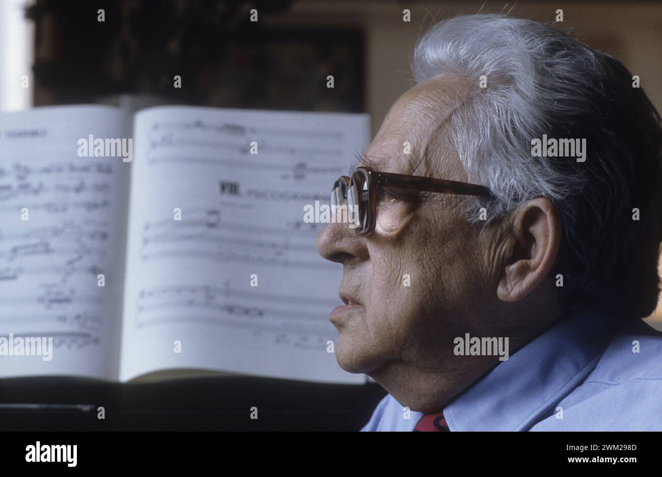 MME4803825 Rome, 1994 Italian composer Goffredo Petrassi/Roma, 1994 He ...