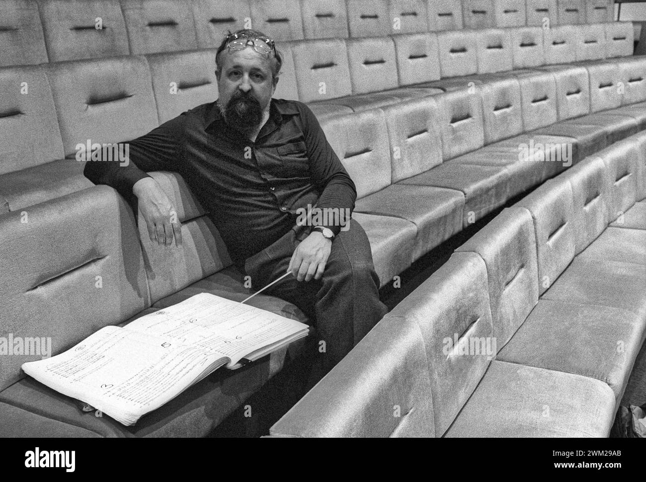 MME4804506 Rome, 1982. Polish conductor and composer Krzysztof ...
