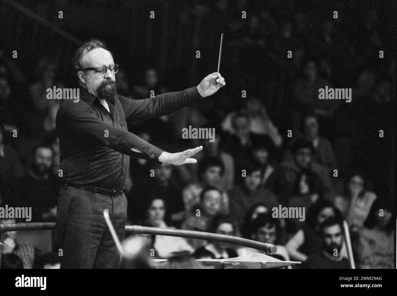 MME4804537 Rome, 1982. Polish conductor and composer Krzysztof ...