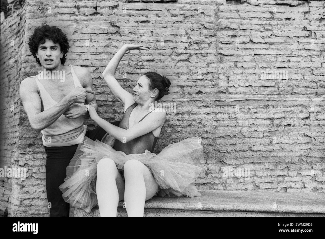 MME4804797 Rome, Baths of Caracalla, 1984. Italian ballet dancers ...
