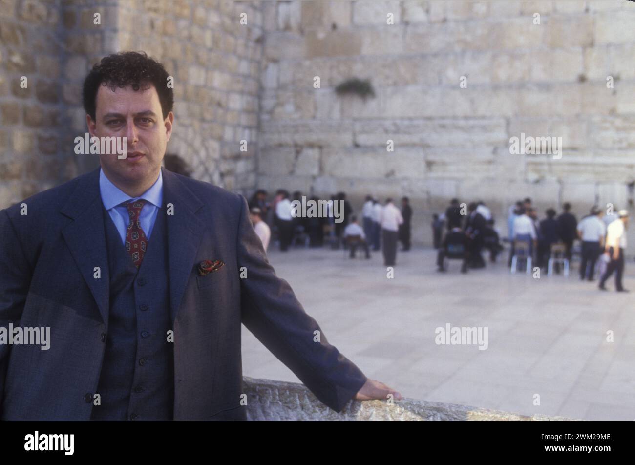 MME4806623 Jerusalem, 1991. Israeli conductor Daniel Oren at the Crying ...