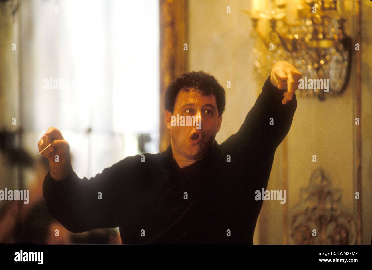 MME4806746 Venice, La Fenice Theater, 1991. Israeli conductor Daniel ...