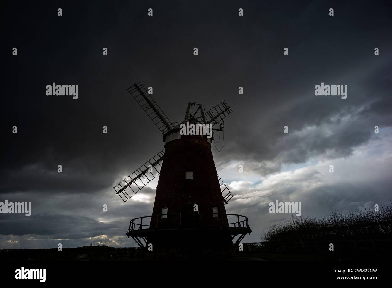Thaxted Windmill, John Webbs Windmill with dramatic Weather Front ...