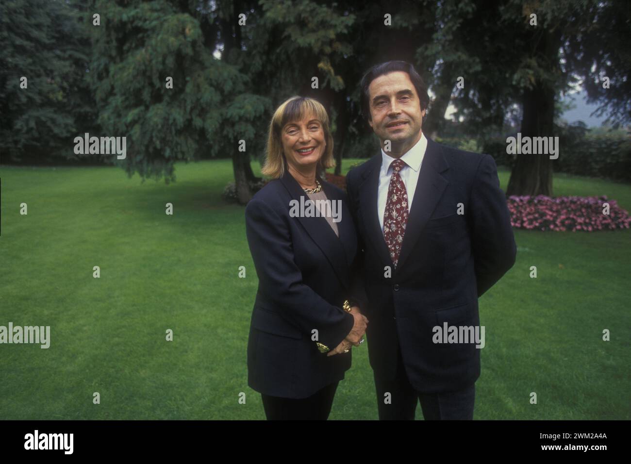 MME4808586 Music Conductor Riccardo Muti and his wife Cristina ...