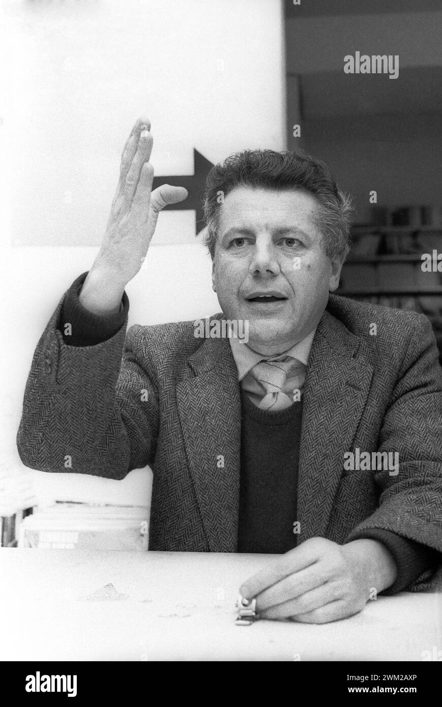 MME4812584 Rome, 1980 Italian journalist Gianluigi Melega/Roma, 1980 Il ...