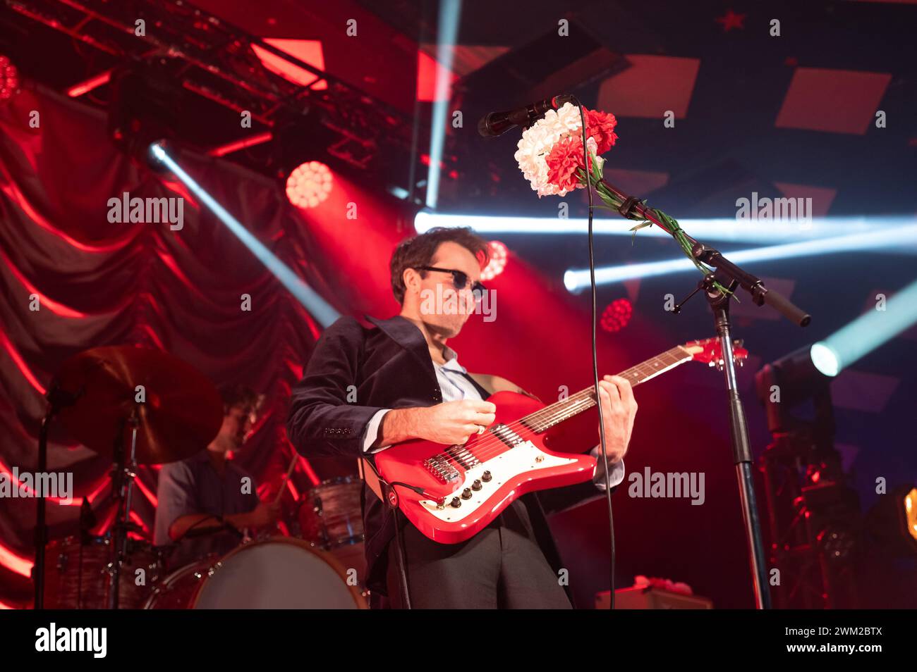 Justin Hayward-Young of The Vaccines performing at Barrowland in ...
