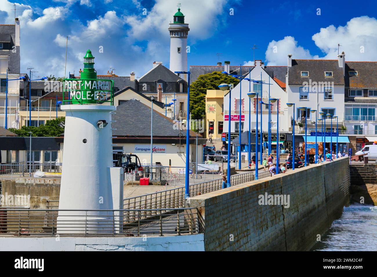 Port Haliguen, Quiberon, Cote de Morbihan, Brittany, Bretagne, France ...