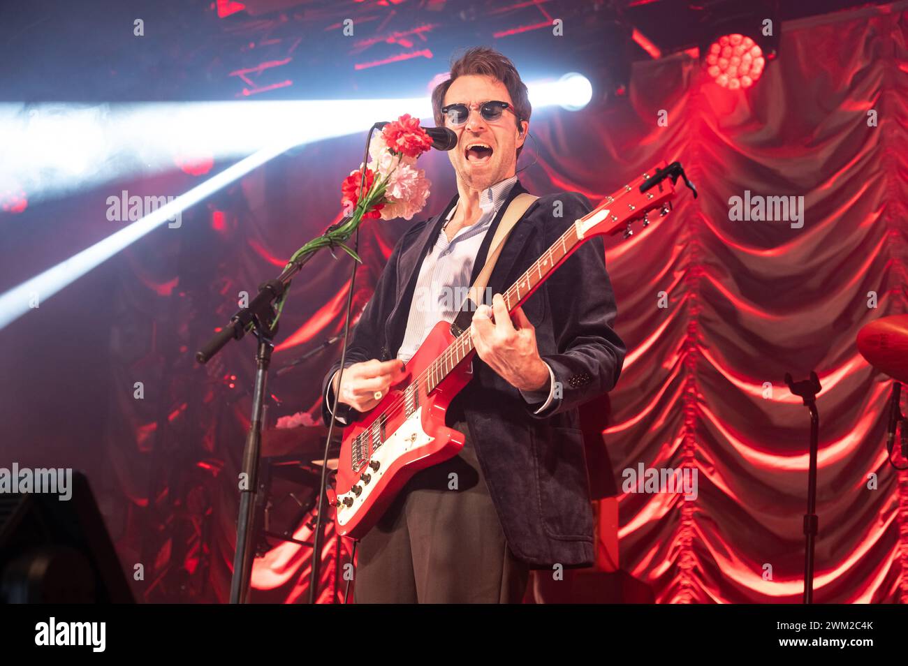 Justin Hayward-Young of The Vaccines performing at Barrowland in ...