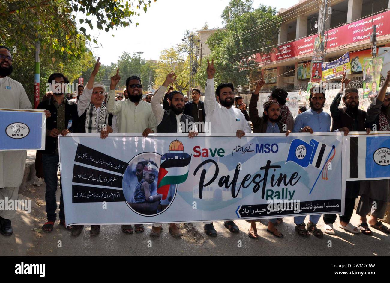 Members of Muslim Students Organization (MSO) are holding protest rally ...