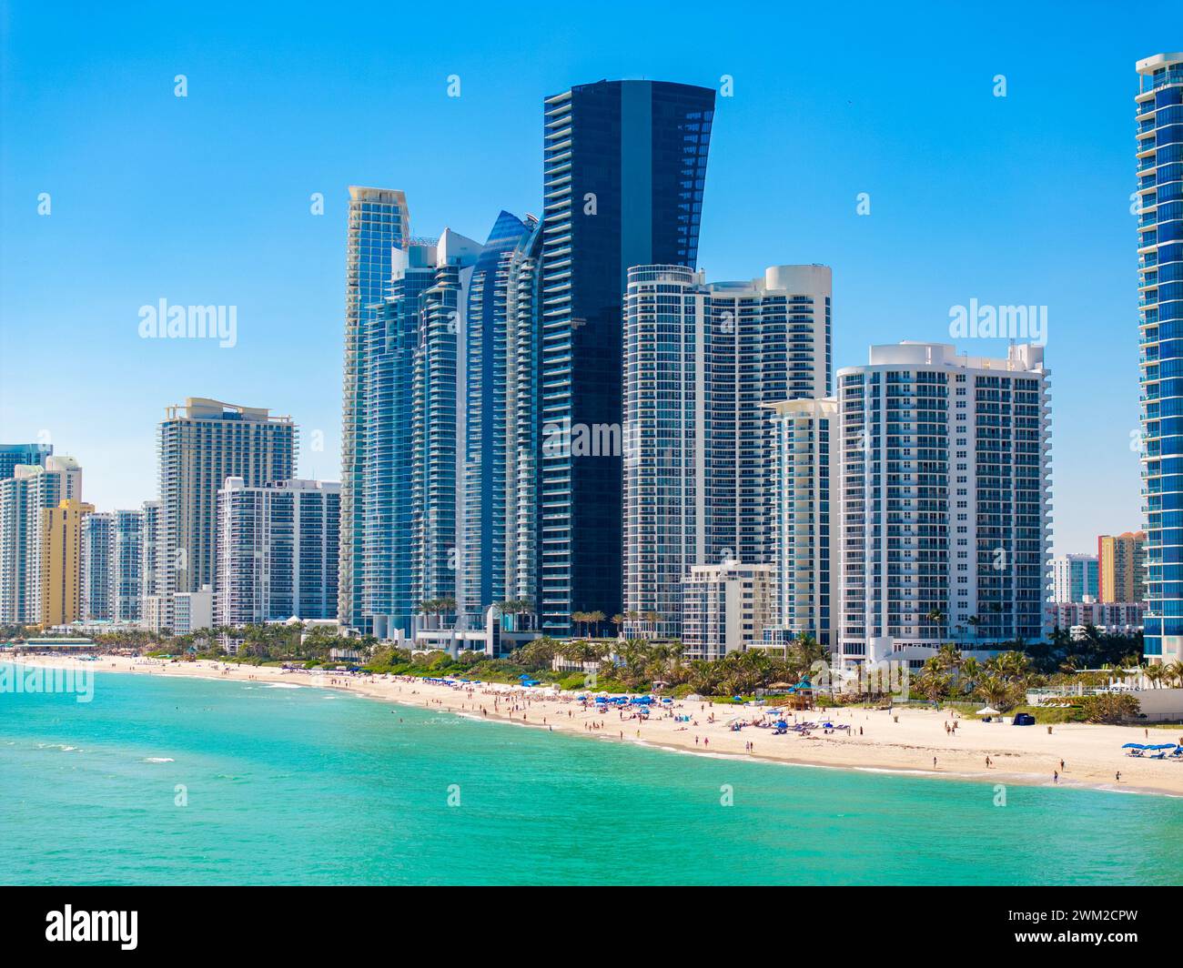 Aerial miami dade sunny isles hi-res stock photography and images - Alamy