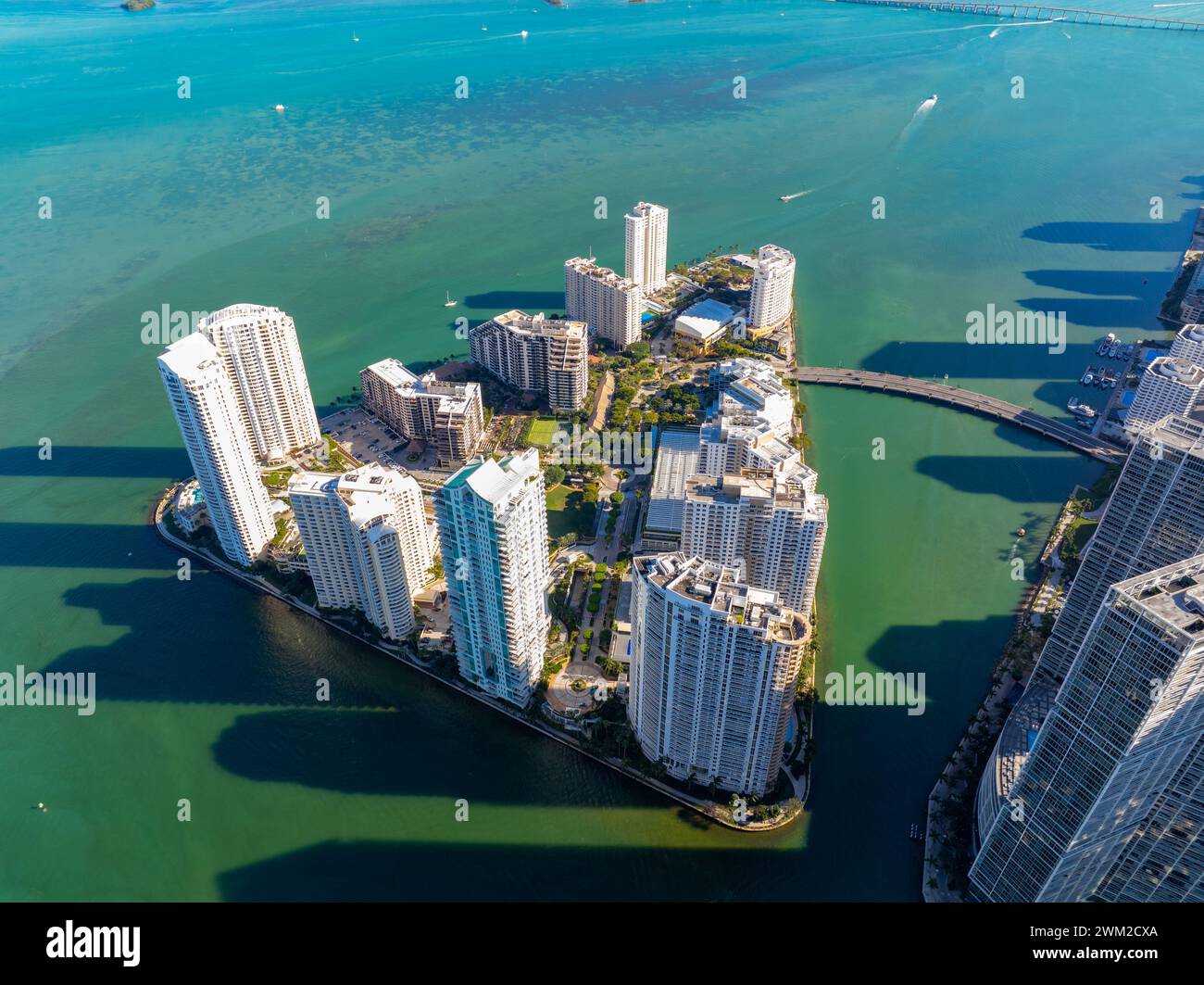 Aerial brickell miami 2024 hi-res stock photography and images - Alamy