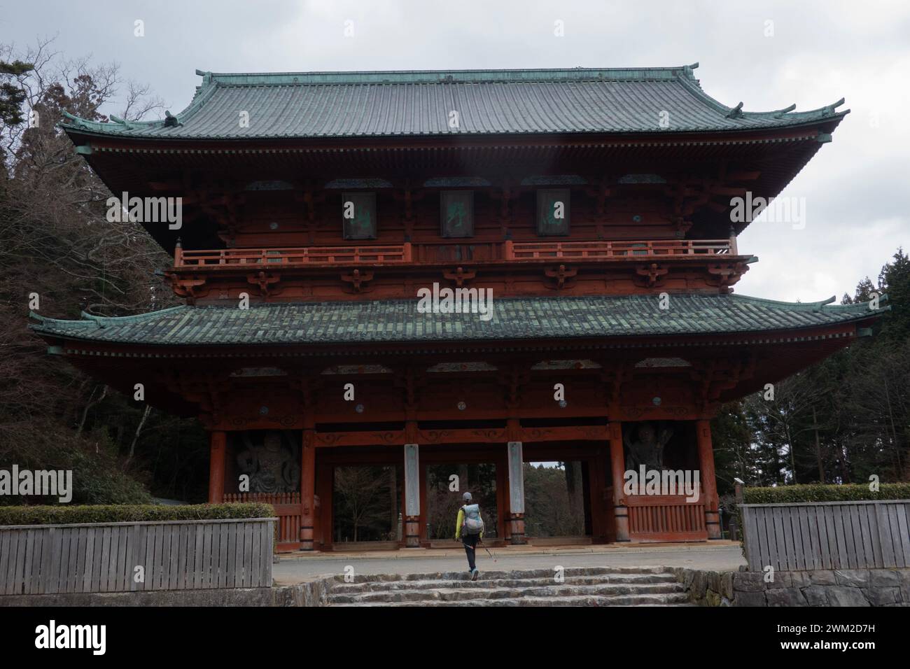 Daimon Gate, entry to Mount Koya (Koyasan), Wakayama, Japan Stock Photo ...