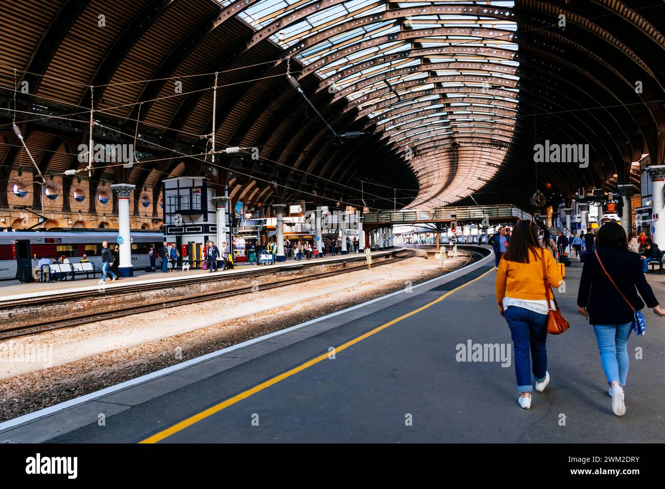 York railway station. York, North Yorkshire, Yorkshire and the Humber ...
