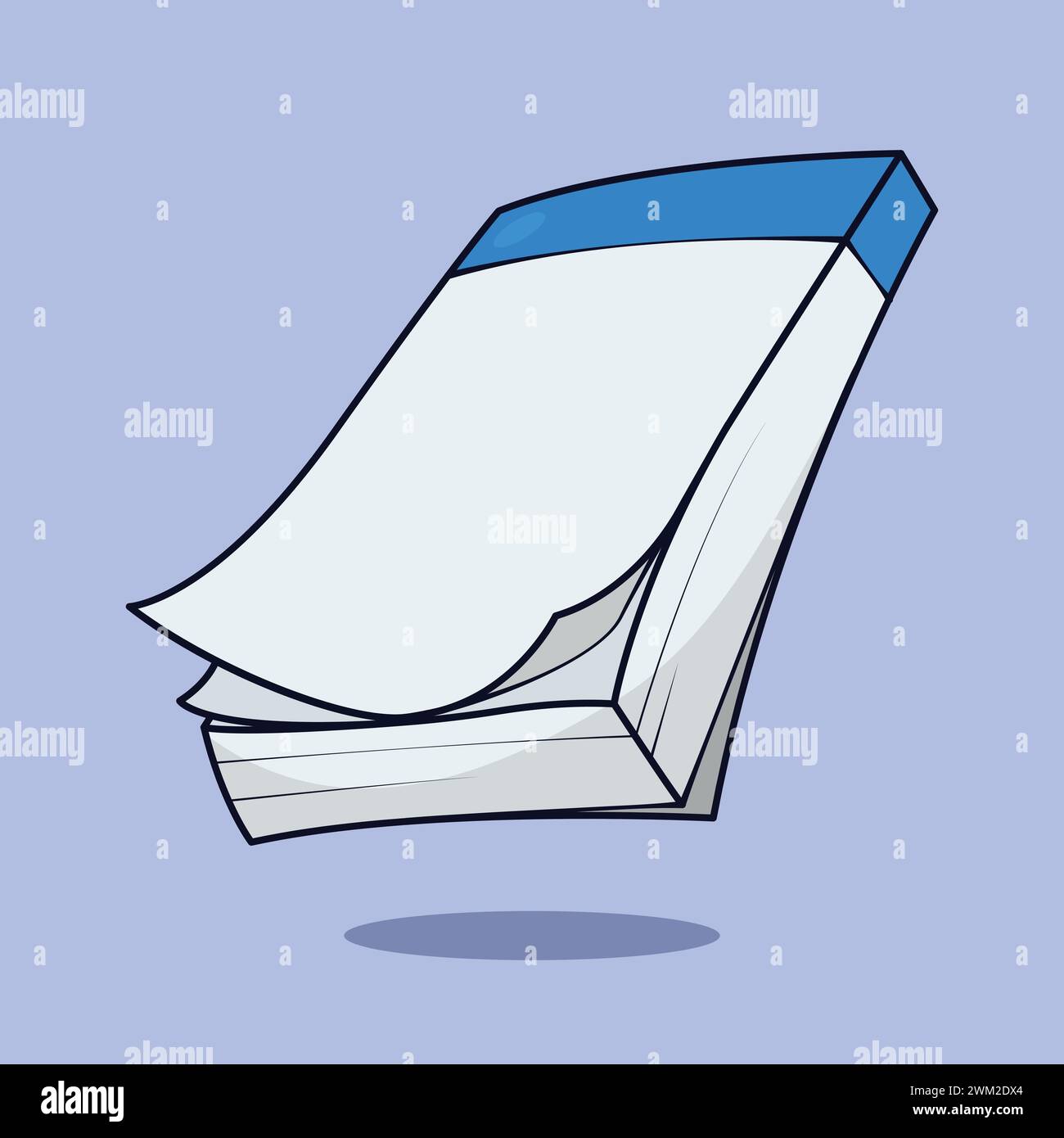 Note Book Vector Illustration Icon Sticky Note Paper Illustration Stock ...