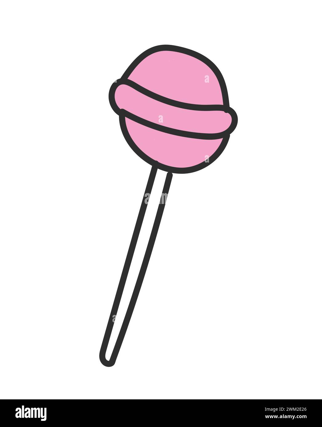 Lollipop sweet confectionery vector Cut Out Stock Images & Pictures - Alamy