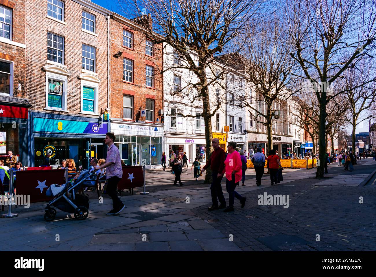Parliament St. York, North Yorkshire, Yorkshire and the Humber, England ...