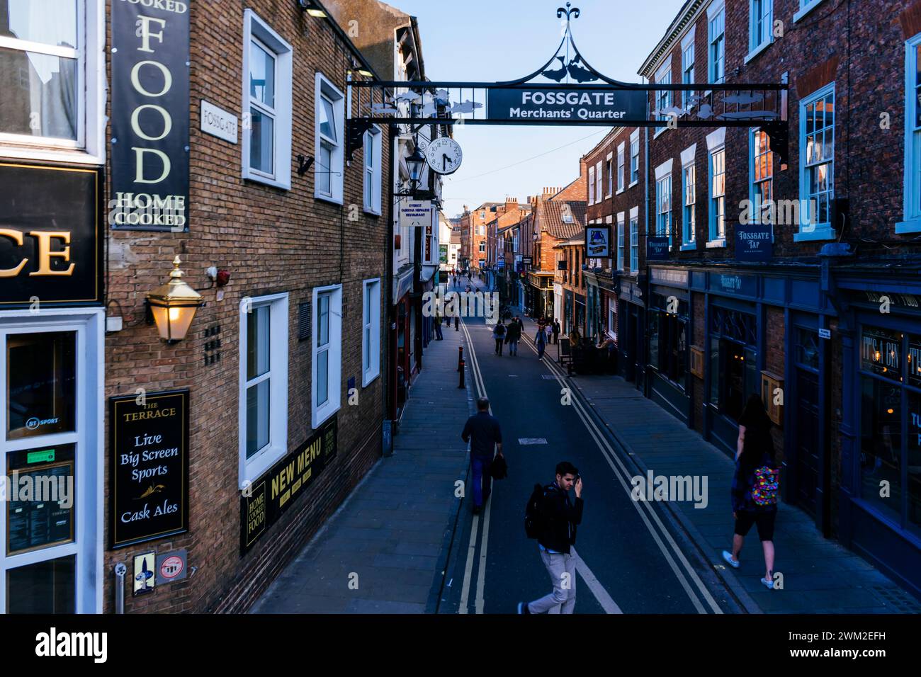Fossgate is believed to follow the line of a Roman road leading south ...