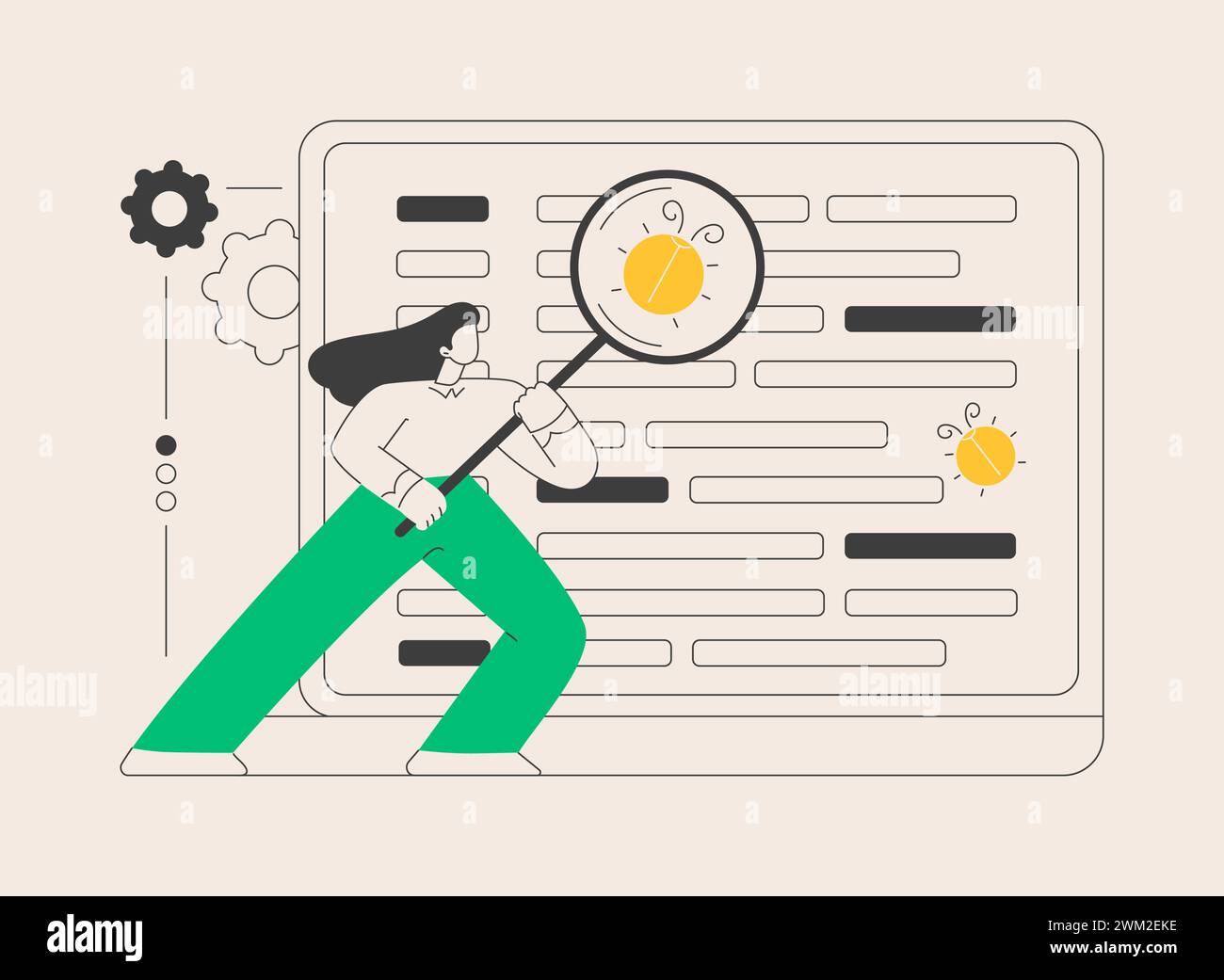 Software Testing Abstract Concept Vector Illustration Stock Vector Image And Art Alamy