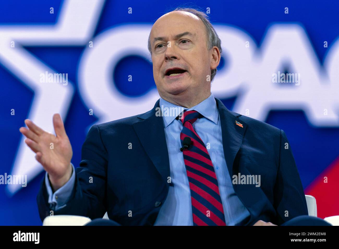 Former Justice Department official Jeffrey Clark speaks during the ...