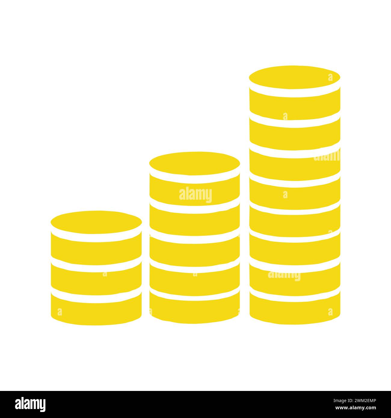 Gold Coins Stack Icon Stock Vector Image & Art - Alamy