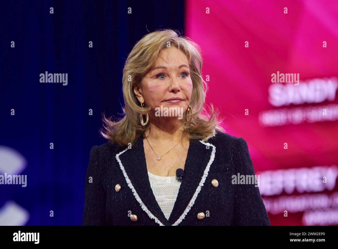 National Harbor, Maryland, USA. 23rd Feb, 2024. Sandy Rios at the 2024 ...