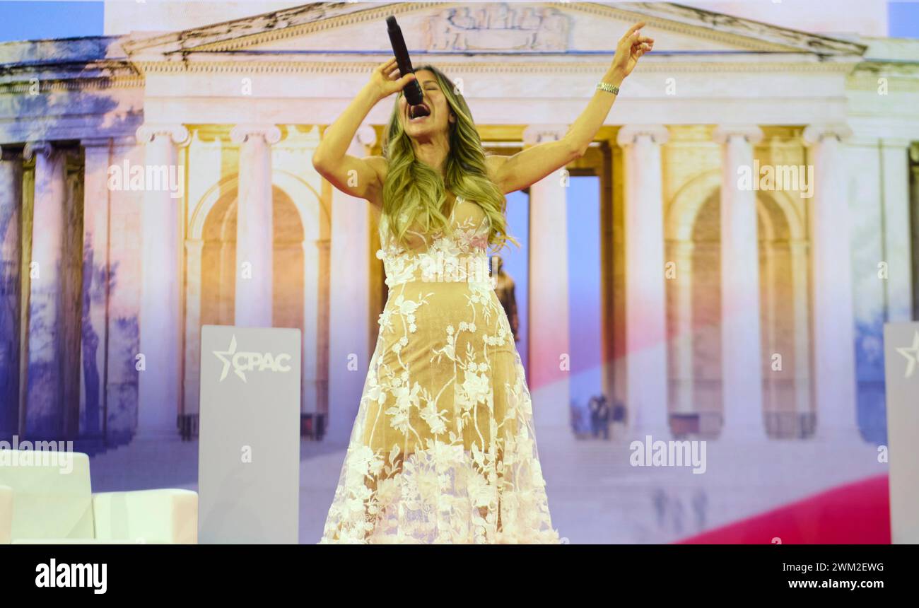 National Harbor, Maryland, USA. 23rd Feb, 2024. Hadas Levy at the 2024 ...