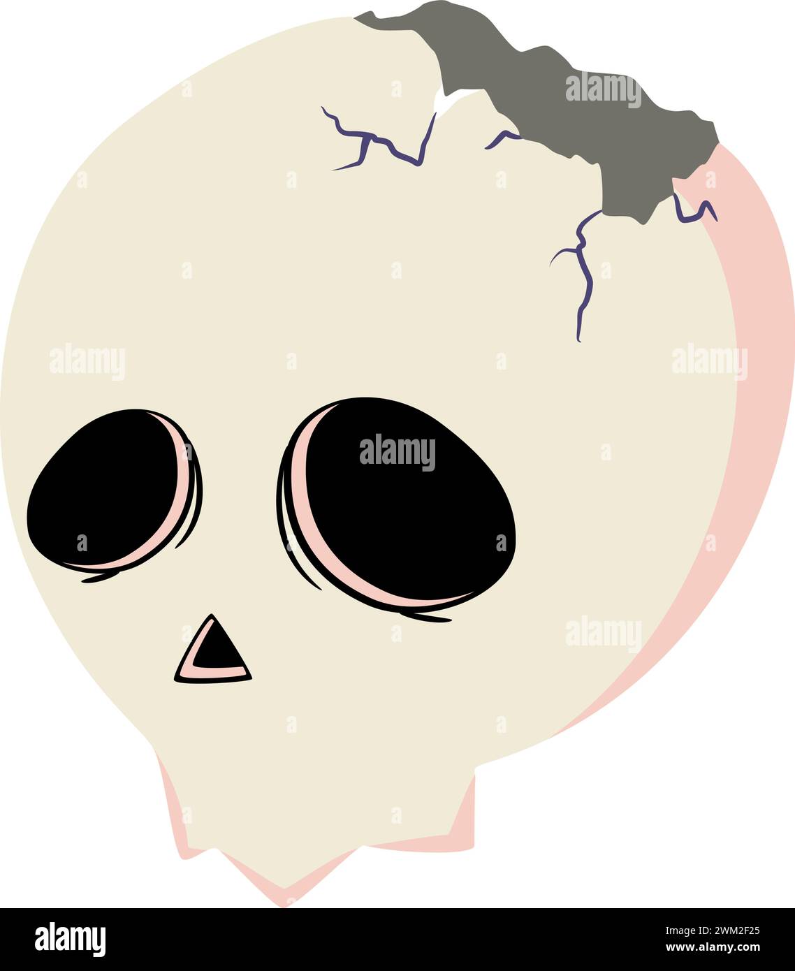 Broken skull hi-res stock photography and images - Alamy