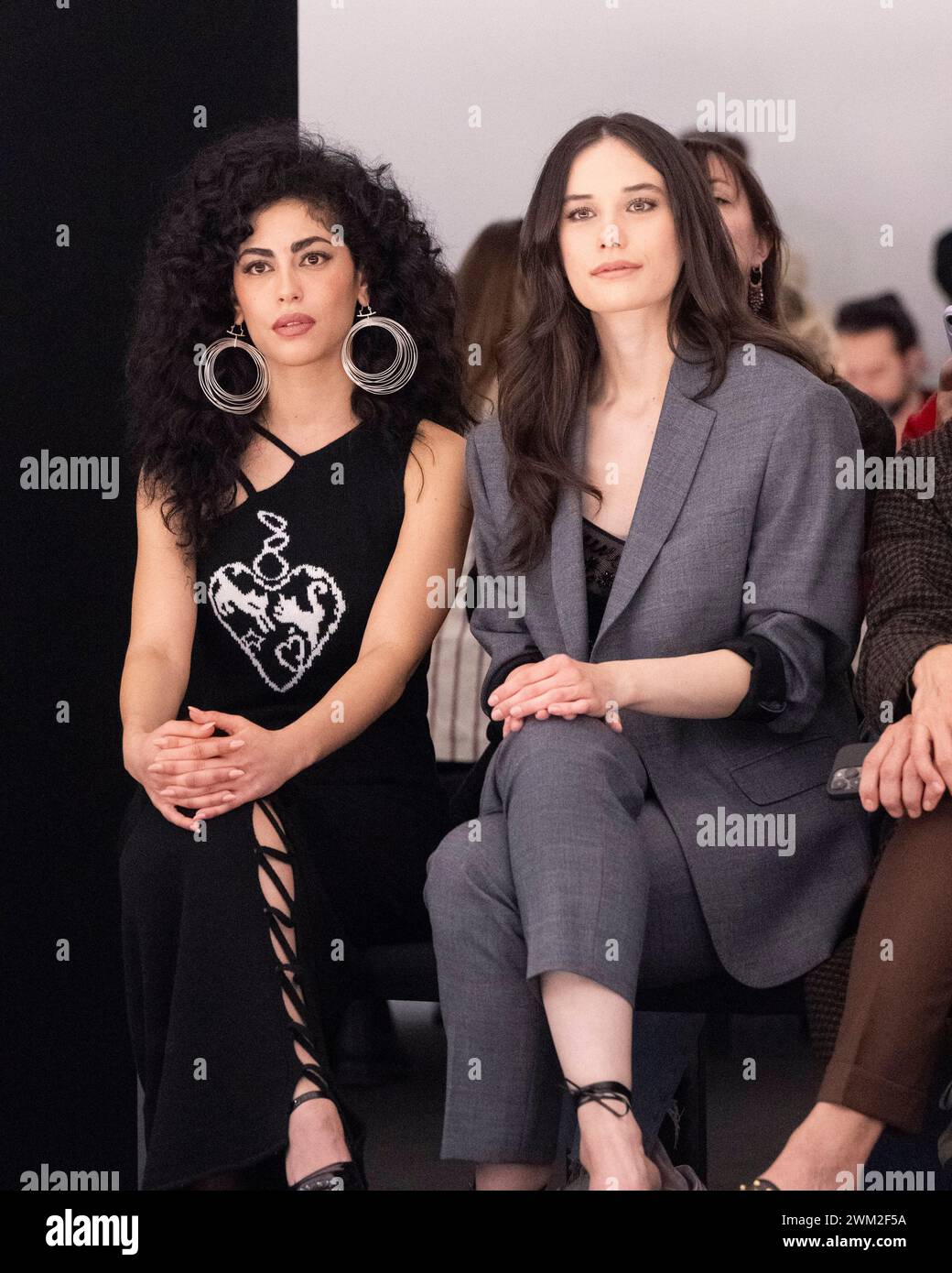 Mina El Hammani, Ella Bleu Travolta Milan Fashion Week - Women F/W 2024 ...