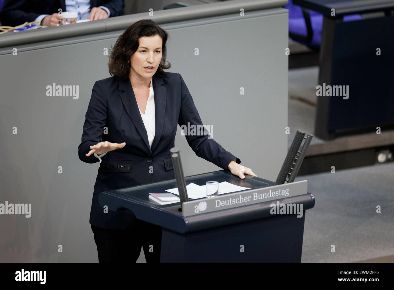 Berlin, Deutschland. 23rd Feb, 2024. Dorothee Baer, member of the ...