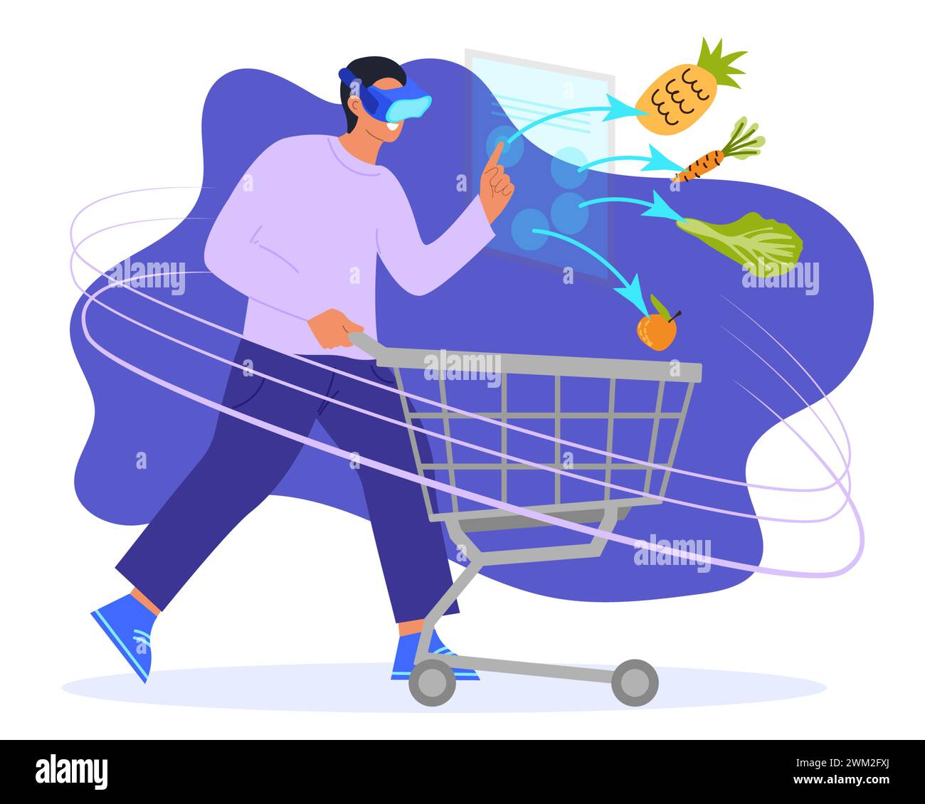 Doing online payment Cut Out Stock Images & Pictures - Alamy