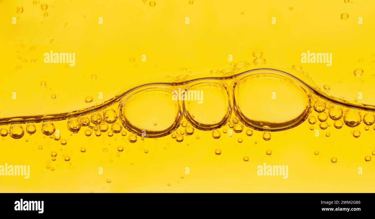 abstract orange biology background, cells under microscope Stock Photo ...