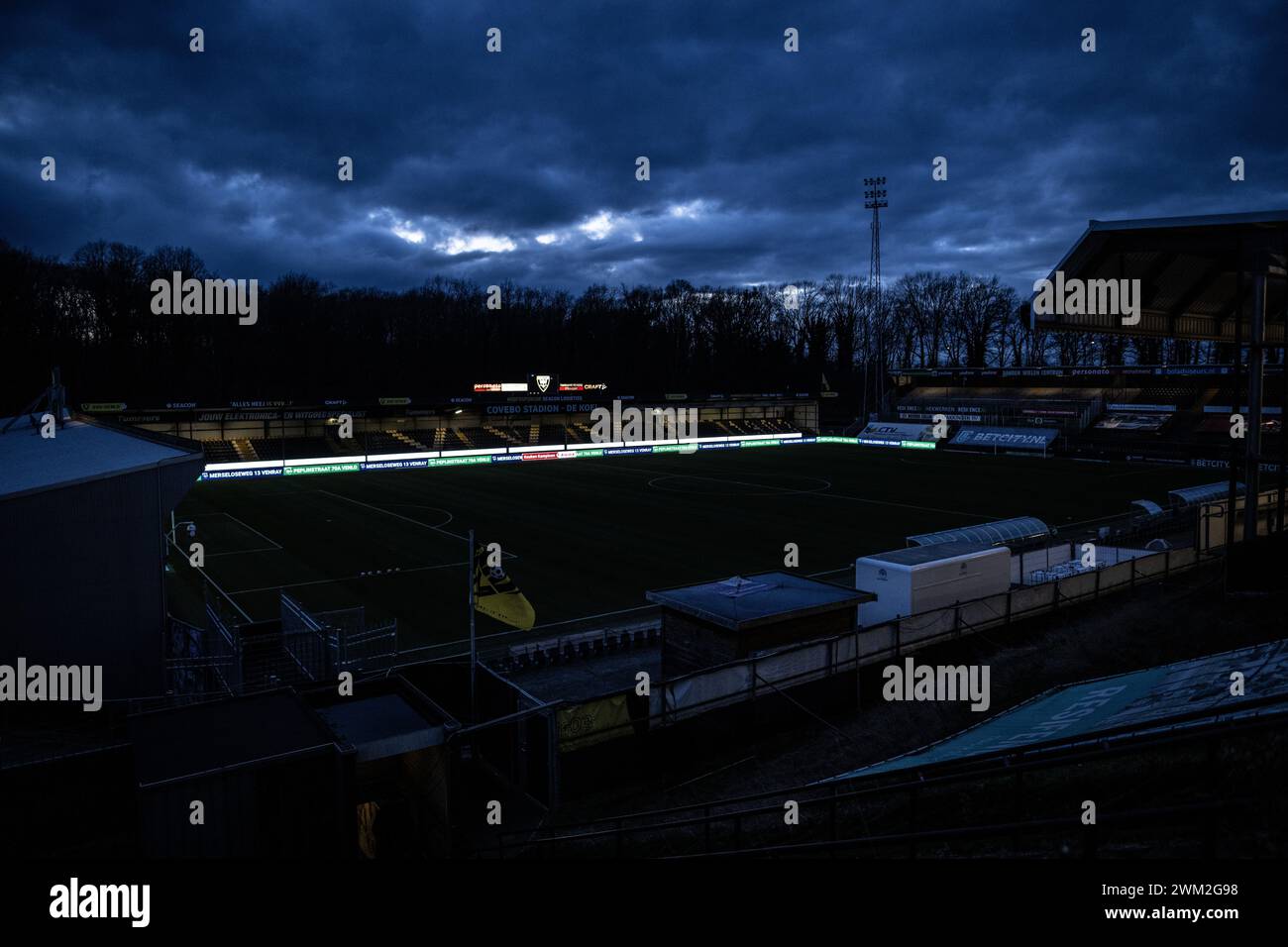 Venlo, Netherlands. 23rd Feb, 2024. VENLO, 23-2-2024, Stadium De Koel ...