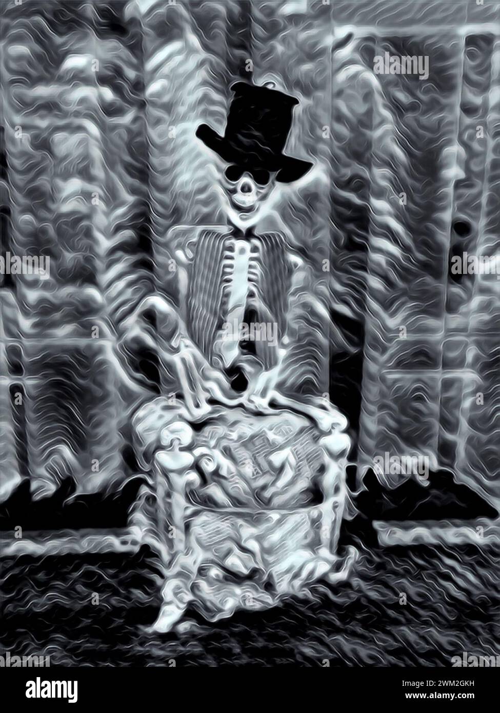 Skeleton statue hi-res stock photography and images - Alamy