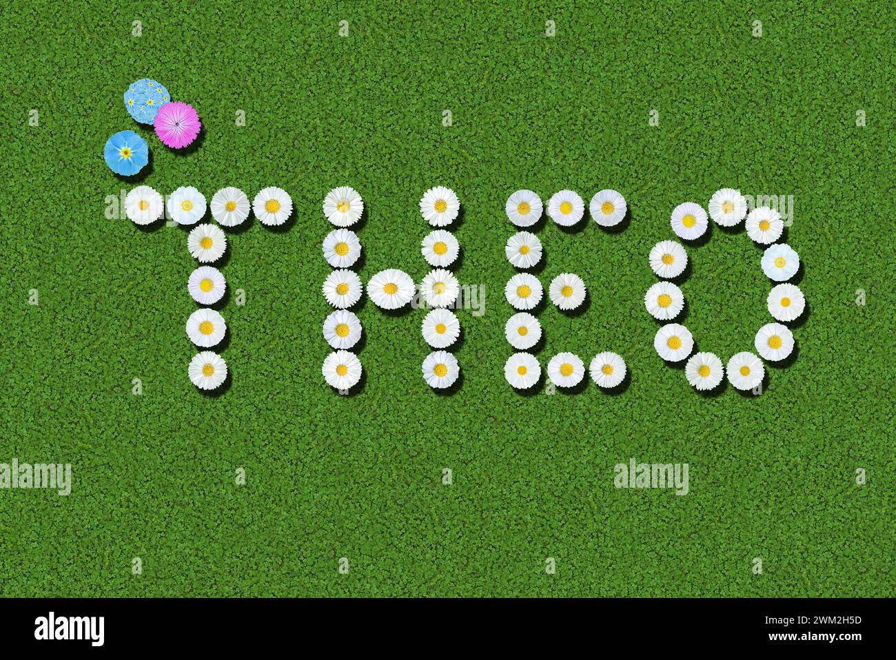 the ten most popular first names for boys in the US and UK Stock Photo ...