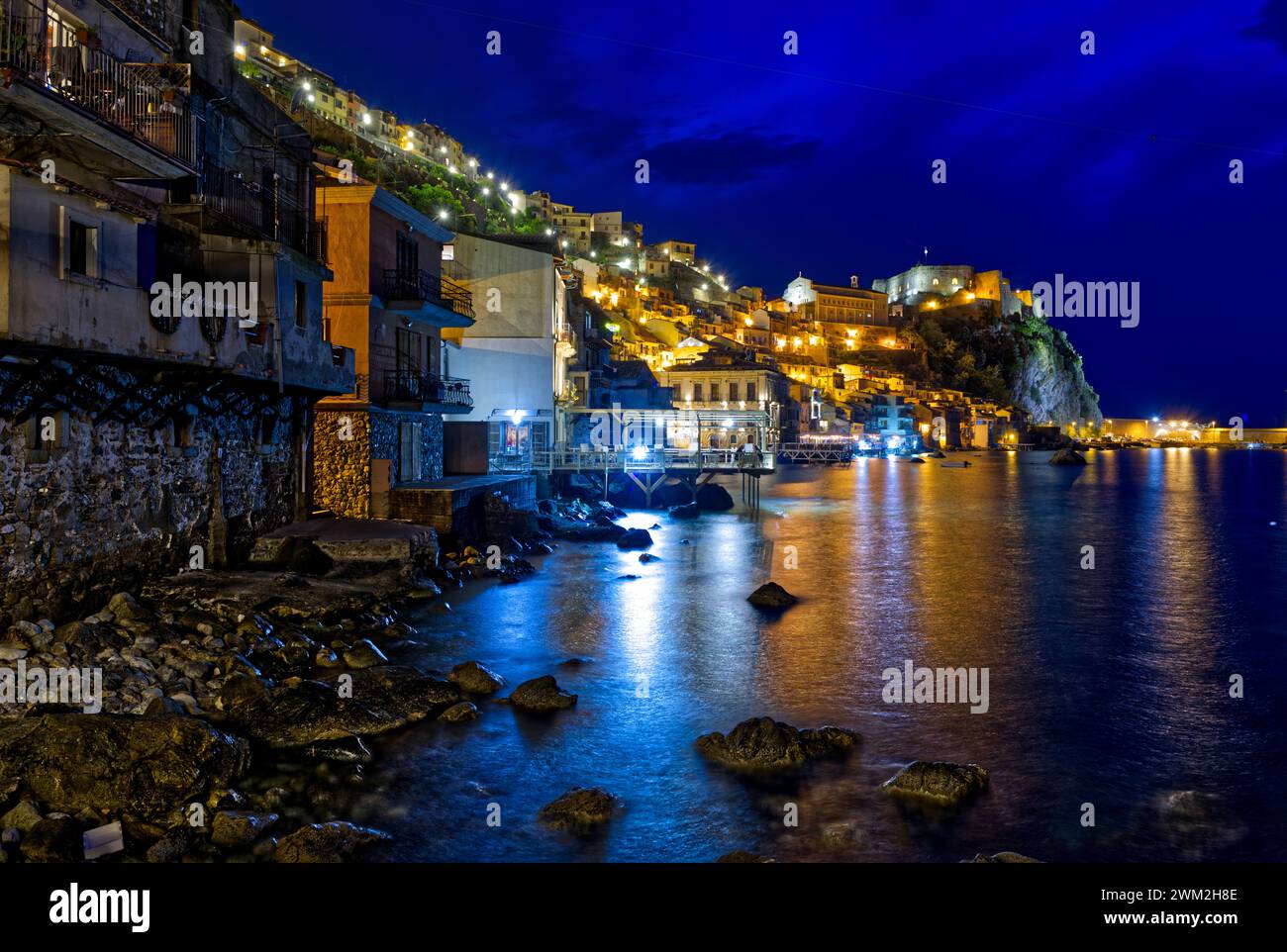 Chianalea by night hi-res stock photography and images - Alamy