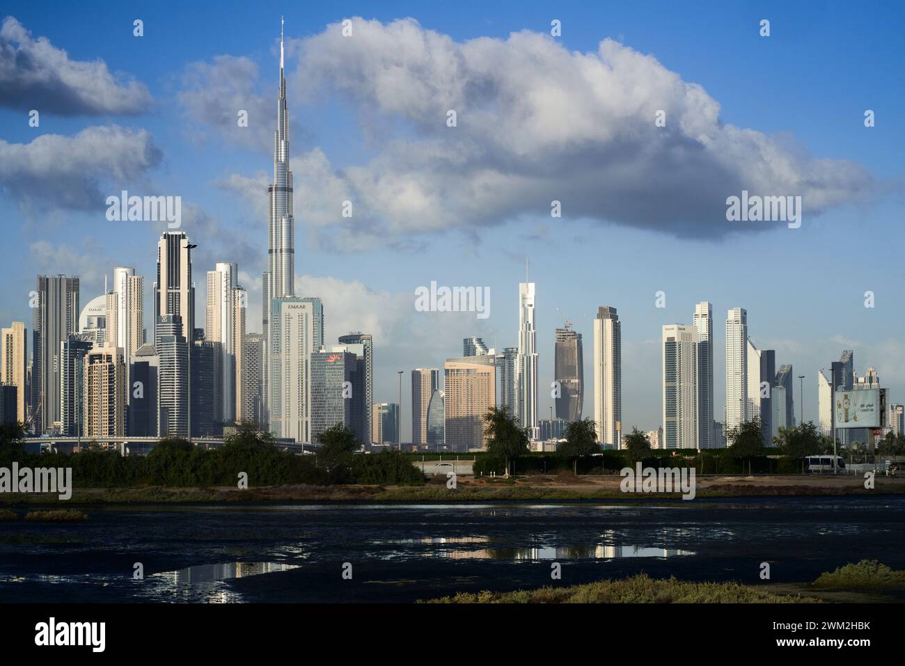 Ras al khor dubai skyline view hi-res stock photography and images - Alamy