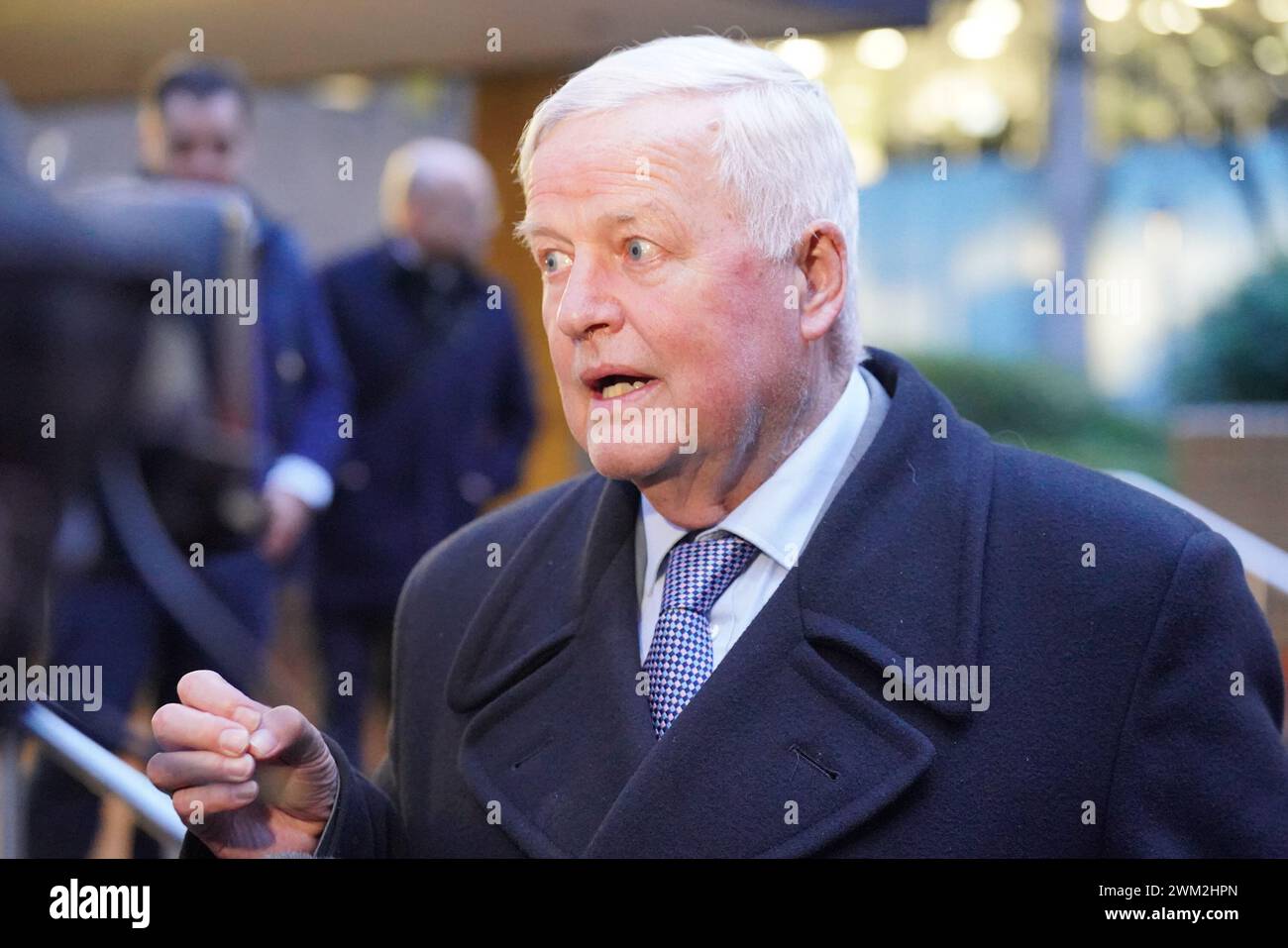 Former Tory MP Bob Stewart, 74, speaks outside Southwark Crown Court ...