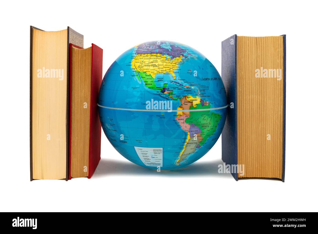 Map of the earth without america hi-res stock photography and images ...