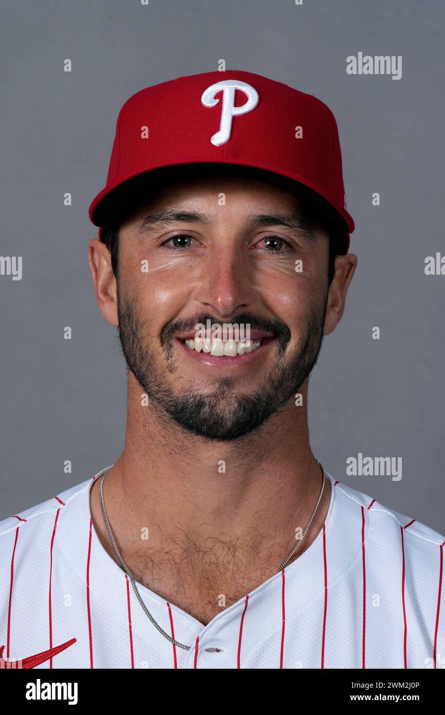 This is a 2024 photo of Garrett Stubbs of the Philadelphia Phillies ...
