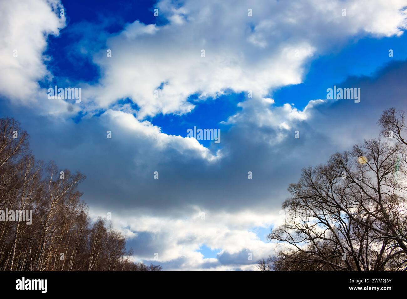 Soft clouds across bright hi-res stock photography and images - Alamy